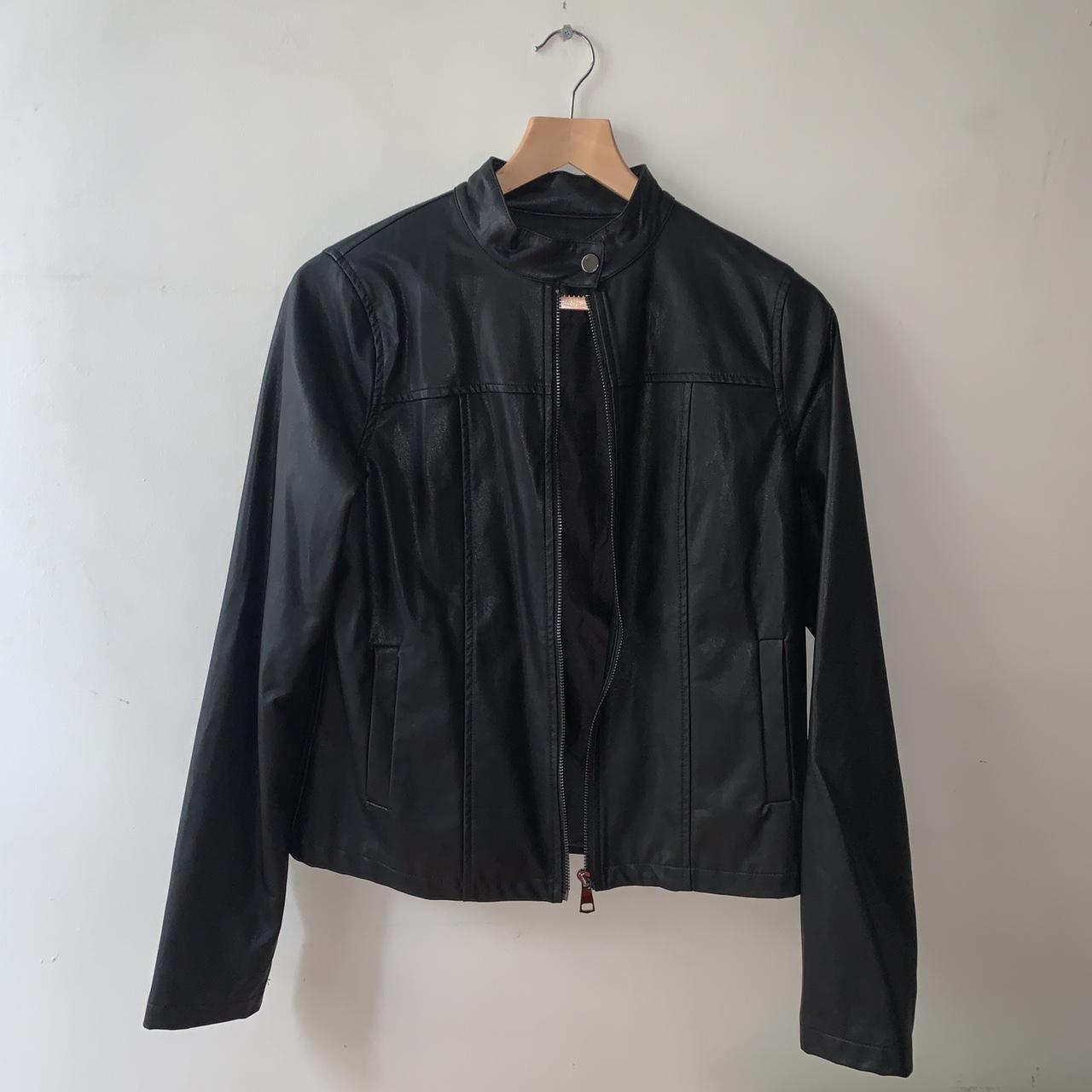 MOTEL ROCKS Olivia Jacket in PU Black - Size S -... - Depop