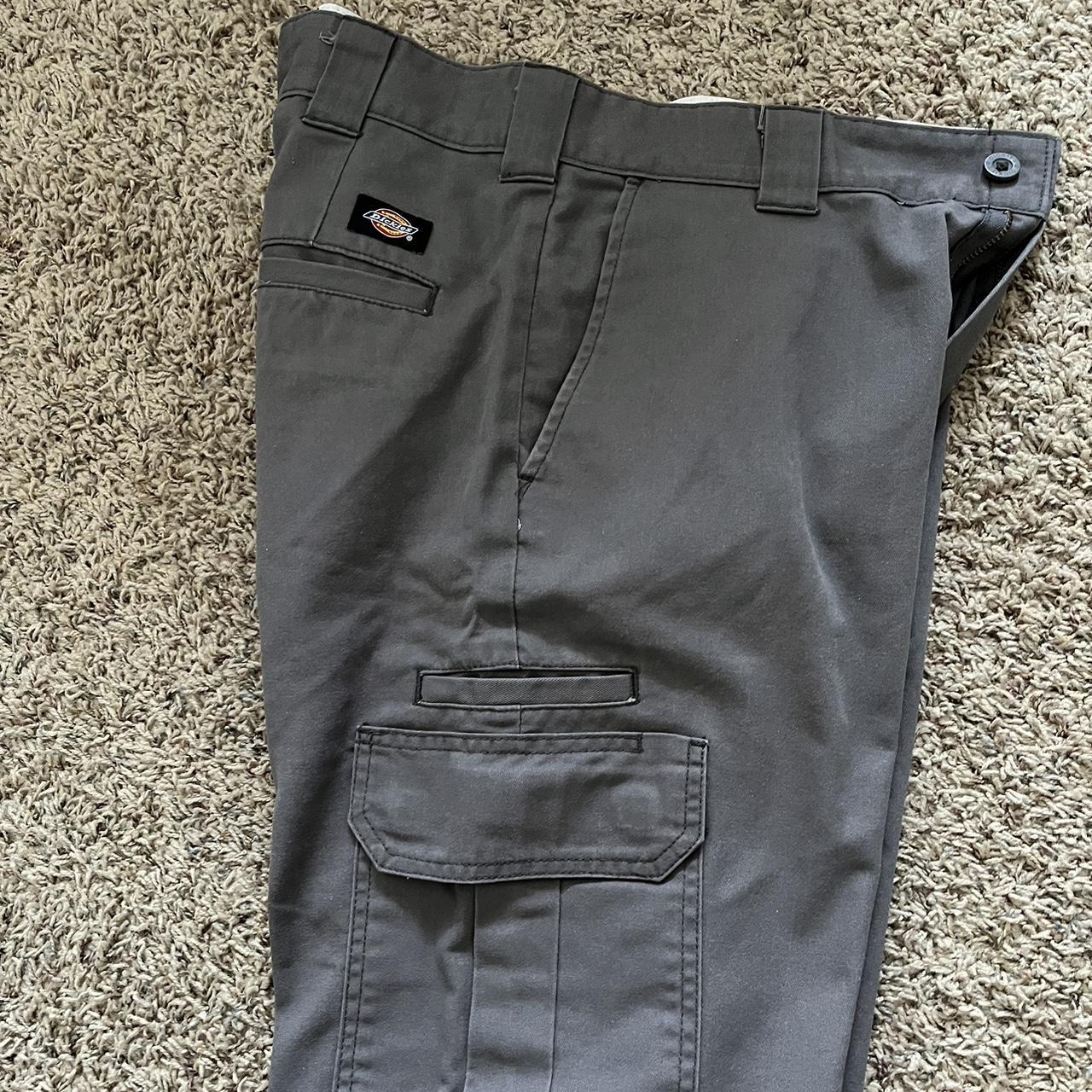 Dickies Regular Straight Cargo Pants 32x34 Grey... - Depop