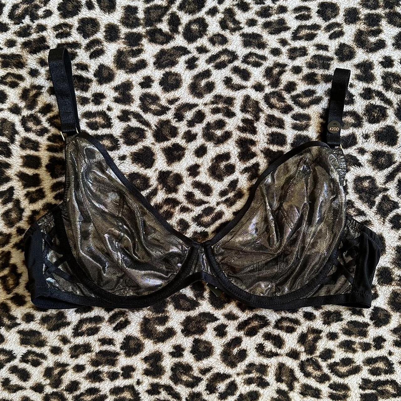 Ann Summers metallic mesh bra 🖤 - Size 42DD Never... - Depop