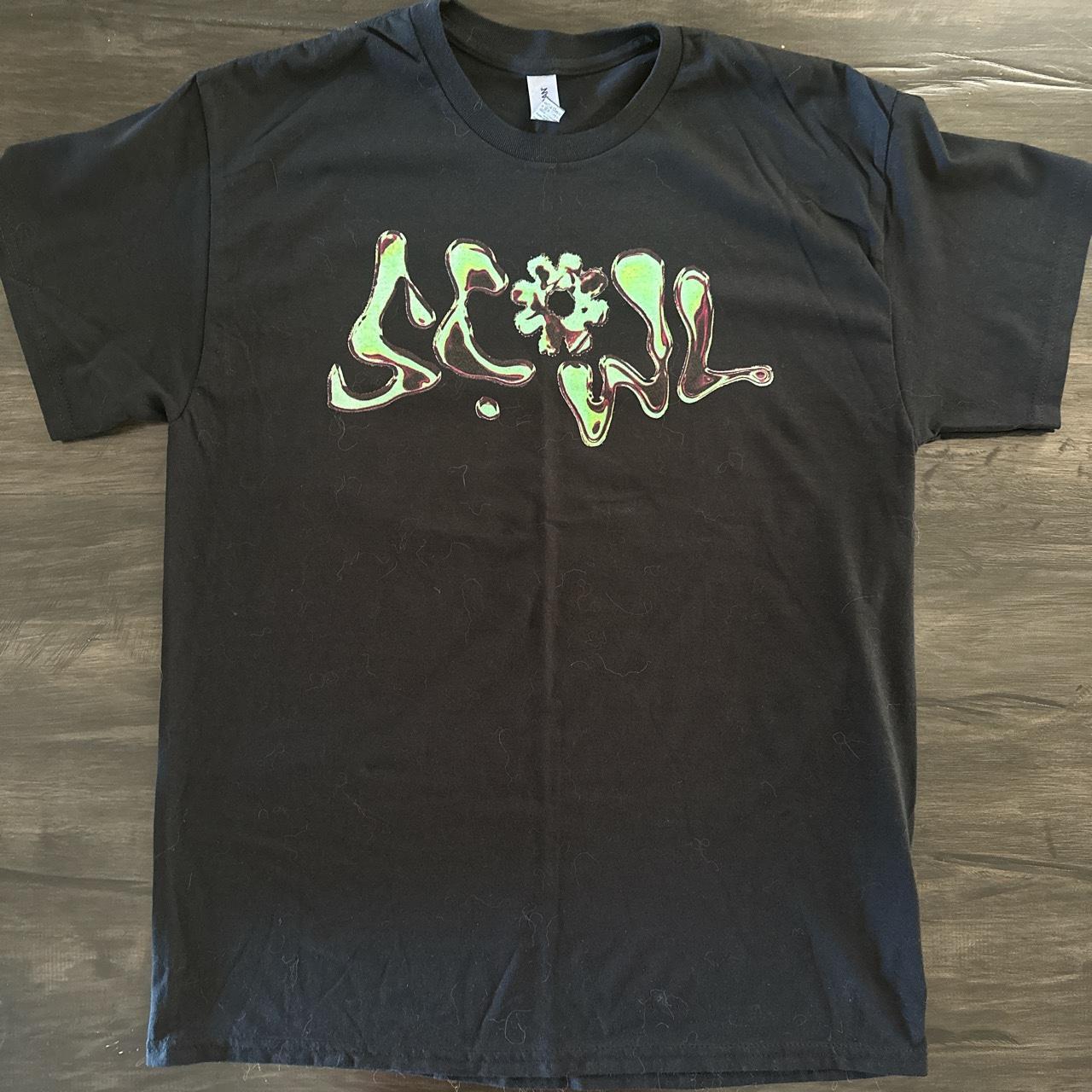 🌼SCOWL🌼 hardcore shirt in men’s size L on Gildan.... - Depop