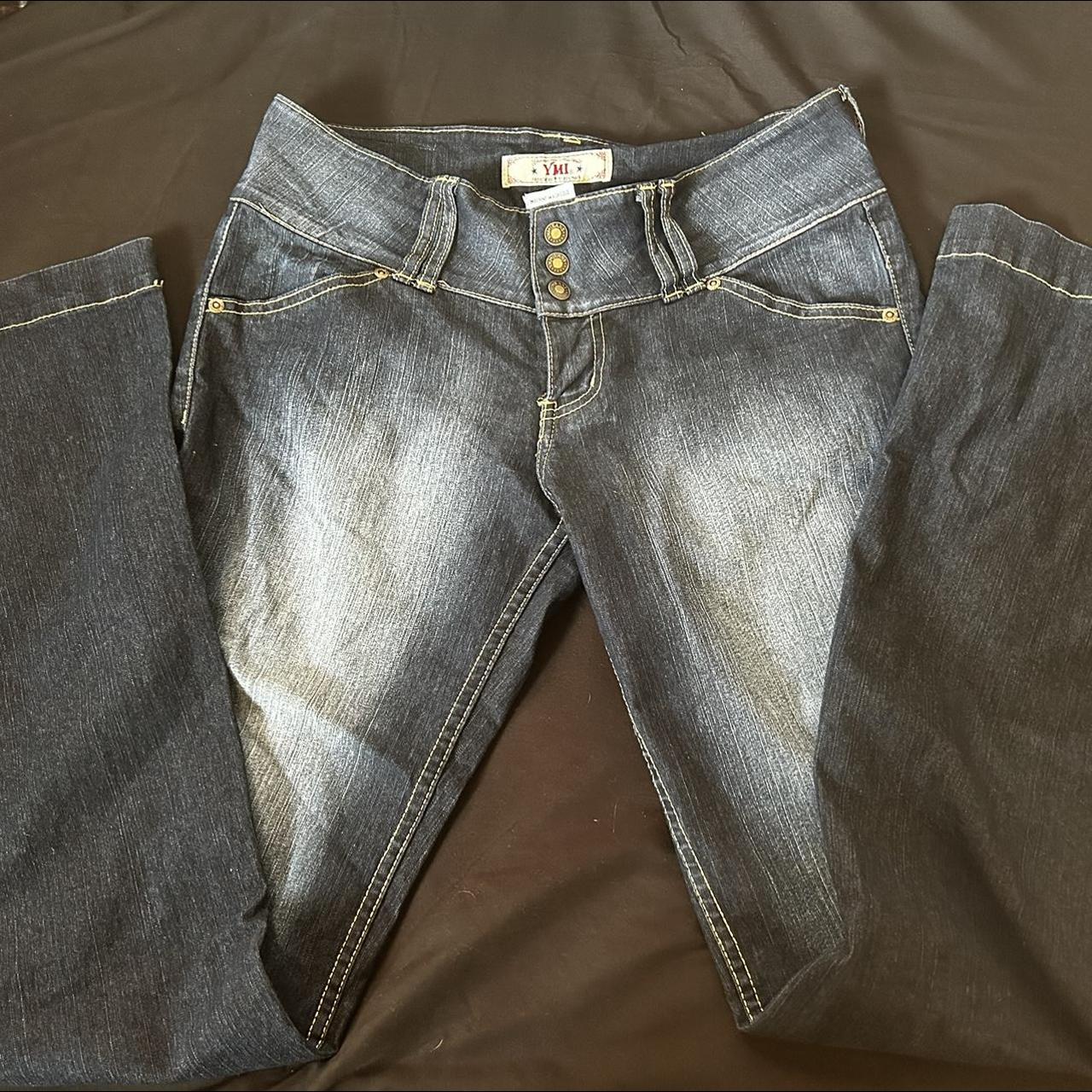 Super cute Low rise YMI jeans Tagged Size 9 32”... - Depop