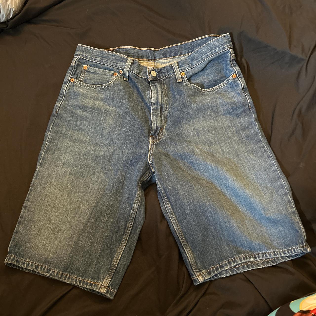 Levi’s jorts Waist 34 inch inseam is about 9... - Depop