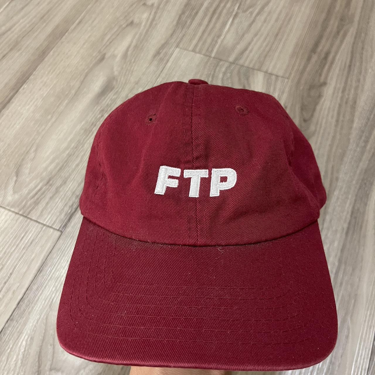 FTP V1 Dad Cap / Hat Burgundy Worn a bunch, still in... - Depop