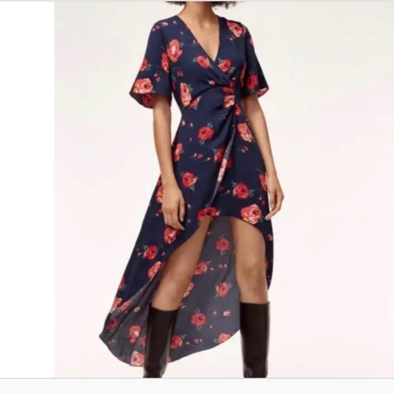 Aritzia Babaton rose print Jedd Dress size 00 This... | Depop