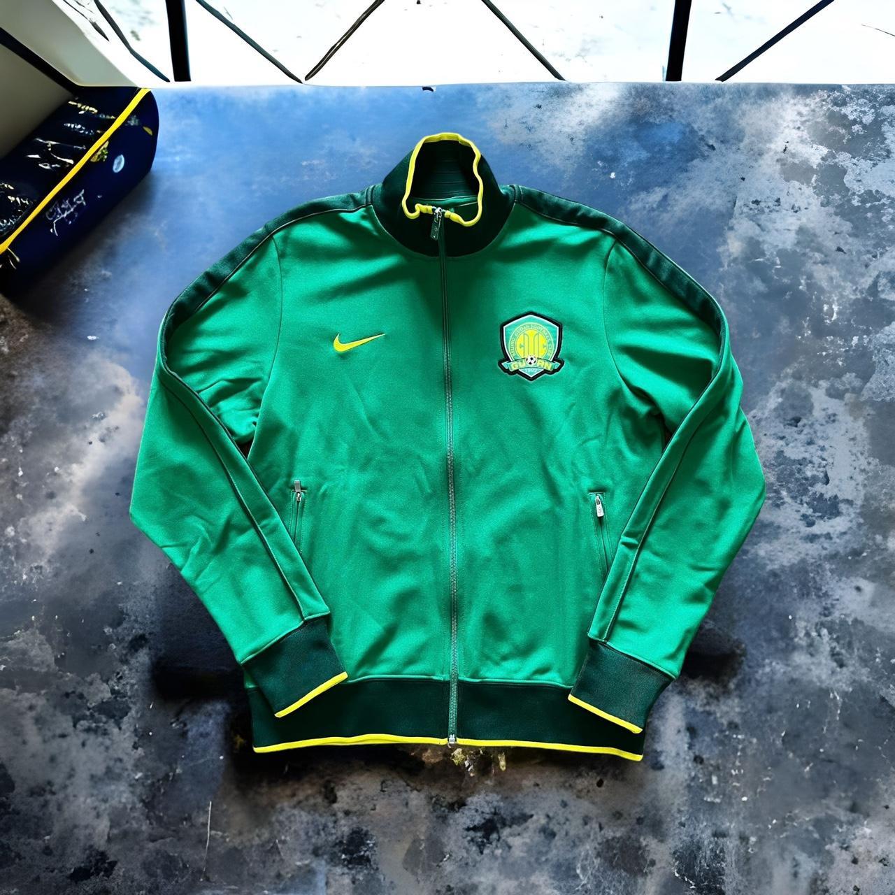chinese super league beijing guoan football jacket... - Depop