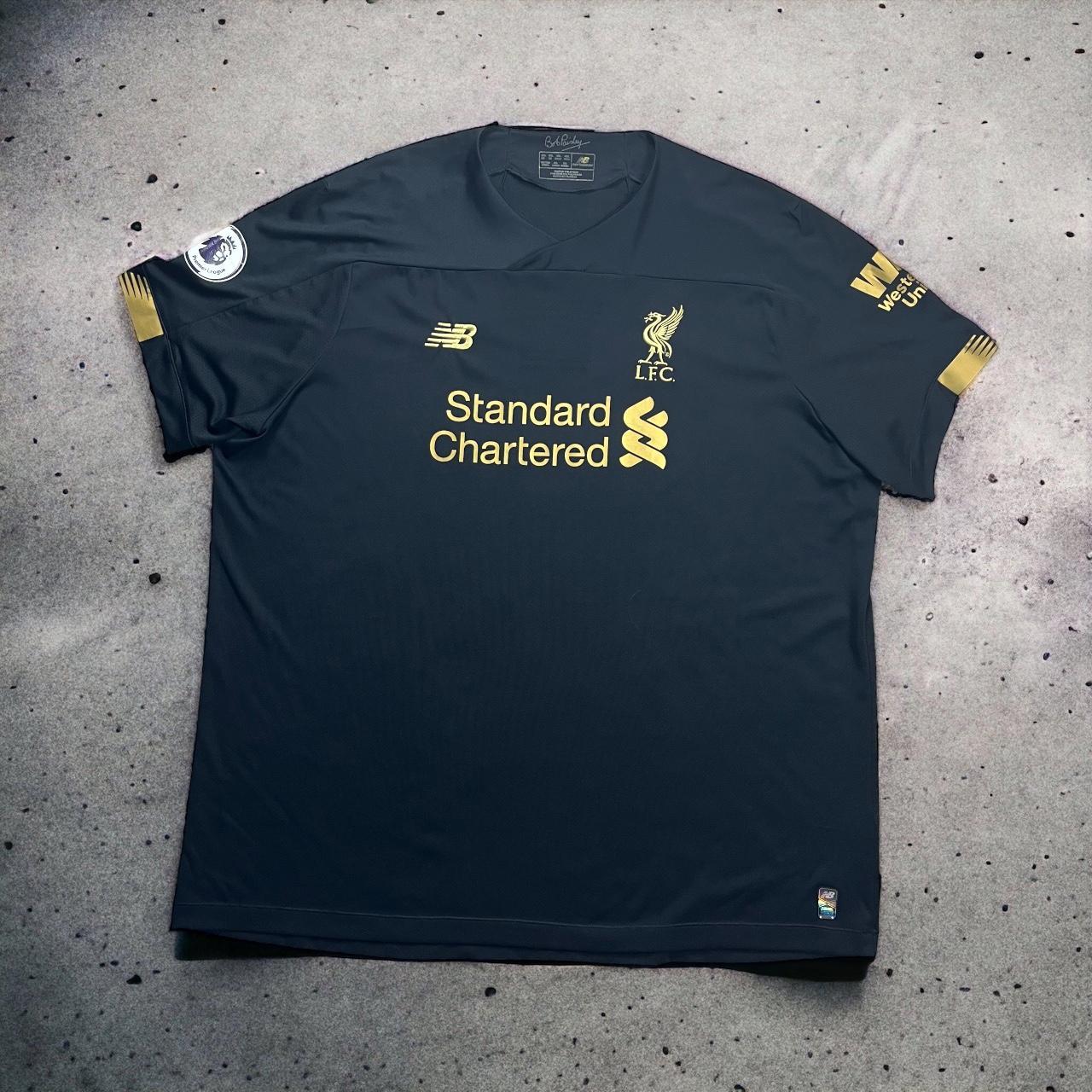 Liverpool new balance 19/20 keeper kit Black and... - Depop