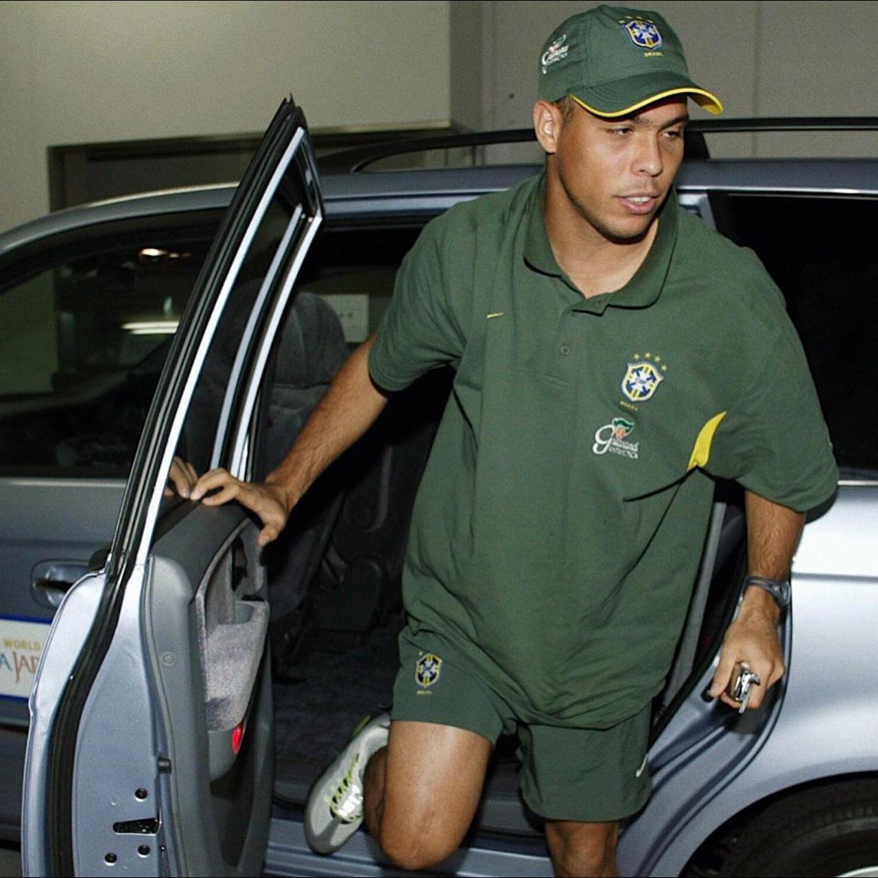 Brazil cap Brasil 2002 World Cup R9 wearing the same... - Depop