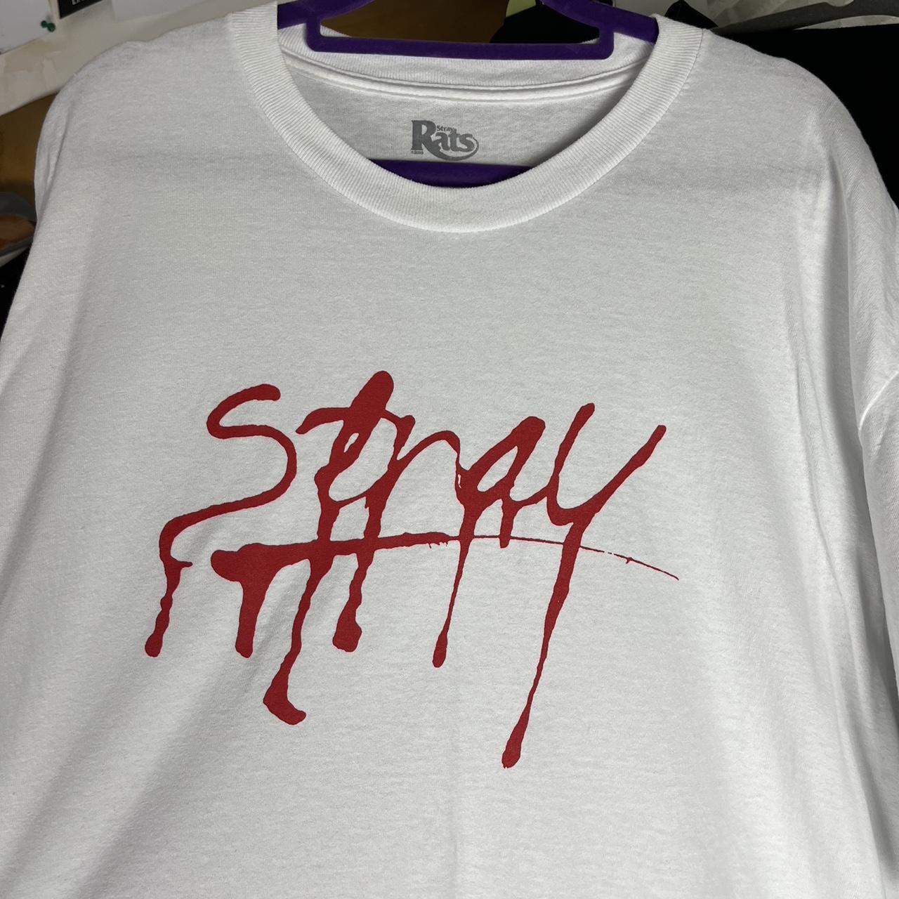 Stray rats blood drip graphic t shirt, such a banger... - Depop