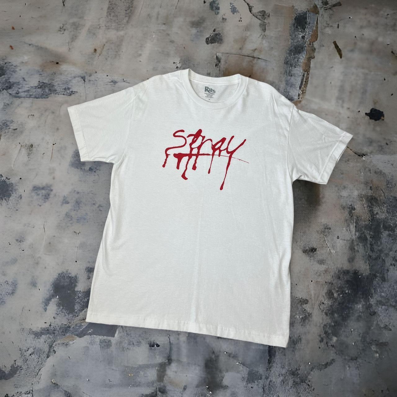 Stray rats blood drip graphic t shirt, such a banger... - Depop