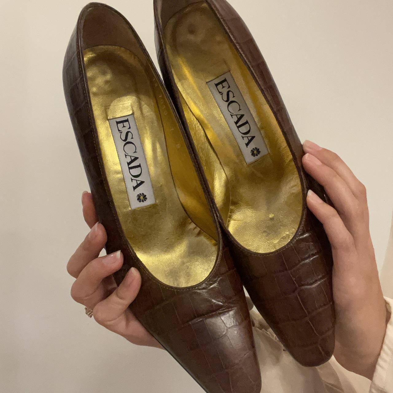 Vintage escada heels #vintageheels #escada... - Depop