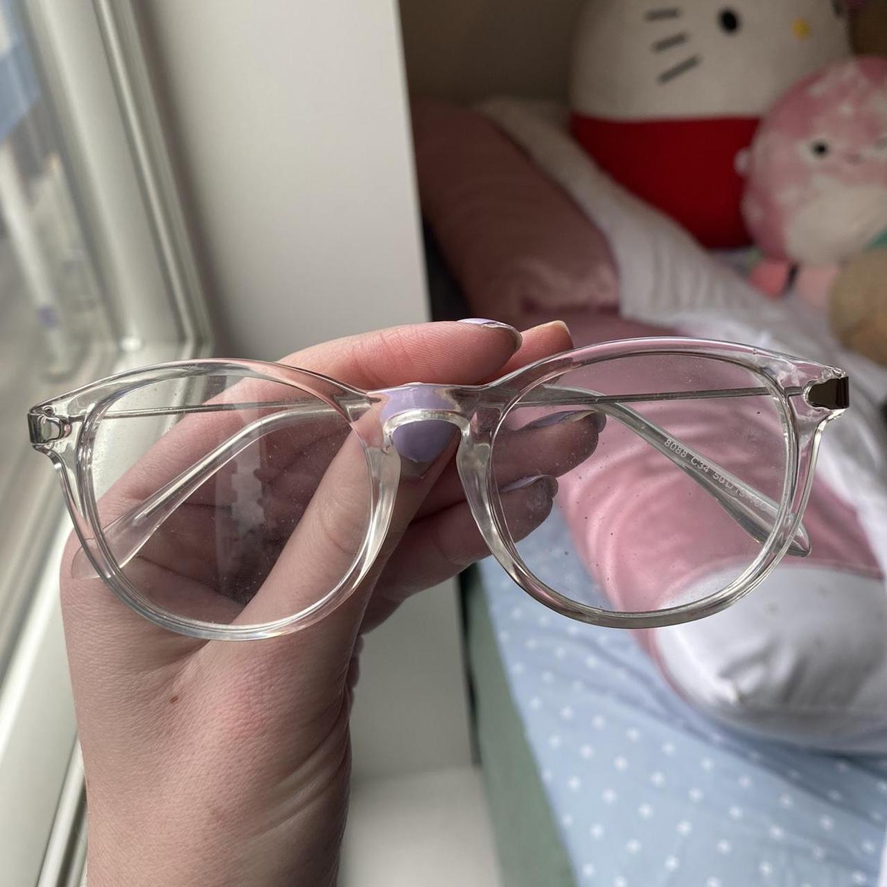 Super cute clear fashion glasses! They’re so... - Depop