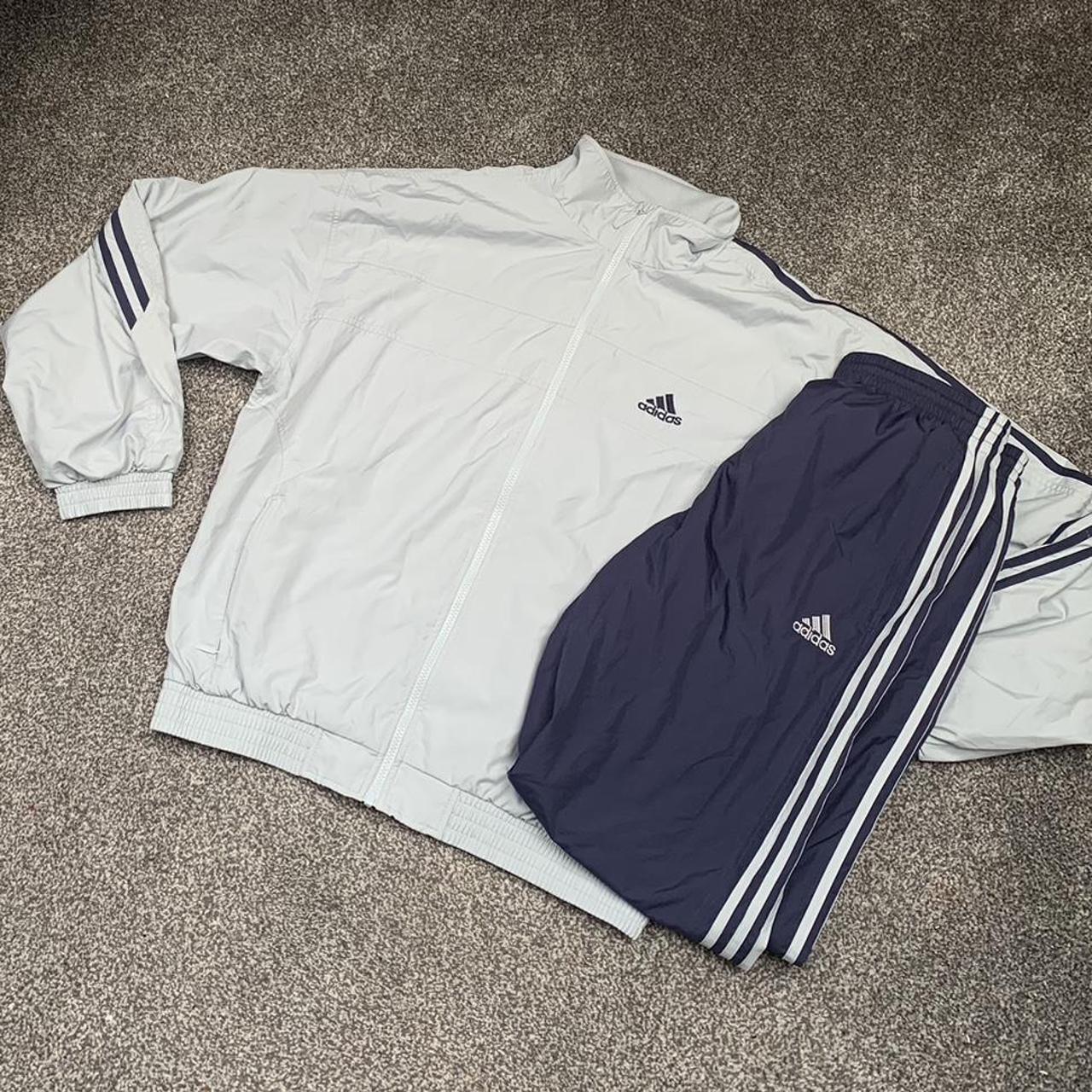 Vintage adidas tracksuit Oldschool adidas shell... - Depop