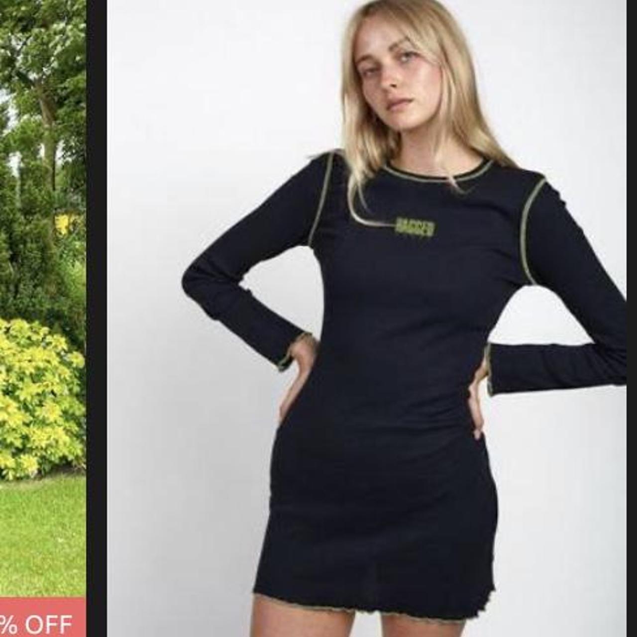 The Ragged Priest dress long sleeve, ribbed dress... - Depop