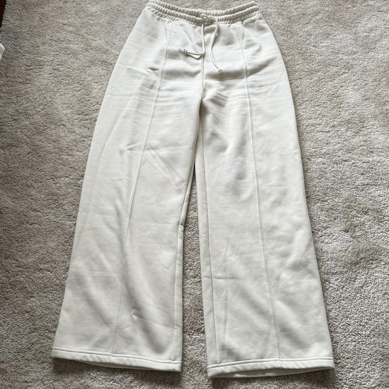 Zara cream tie trackers / never worn / so... - Depop