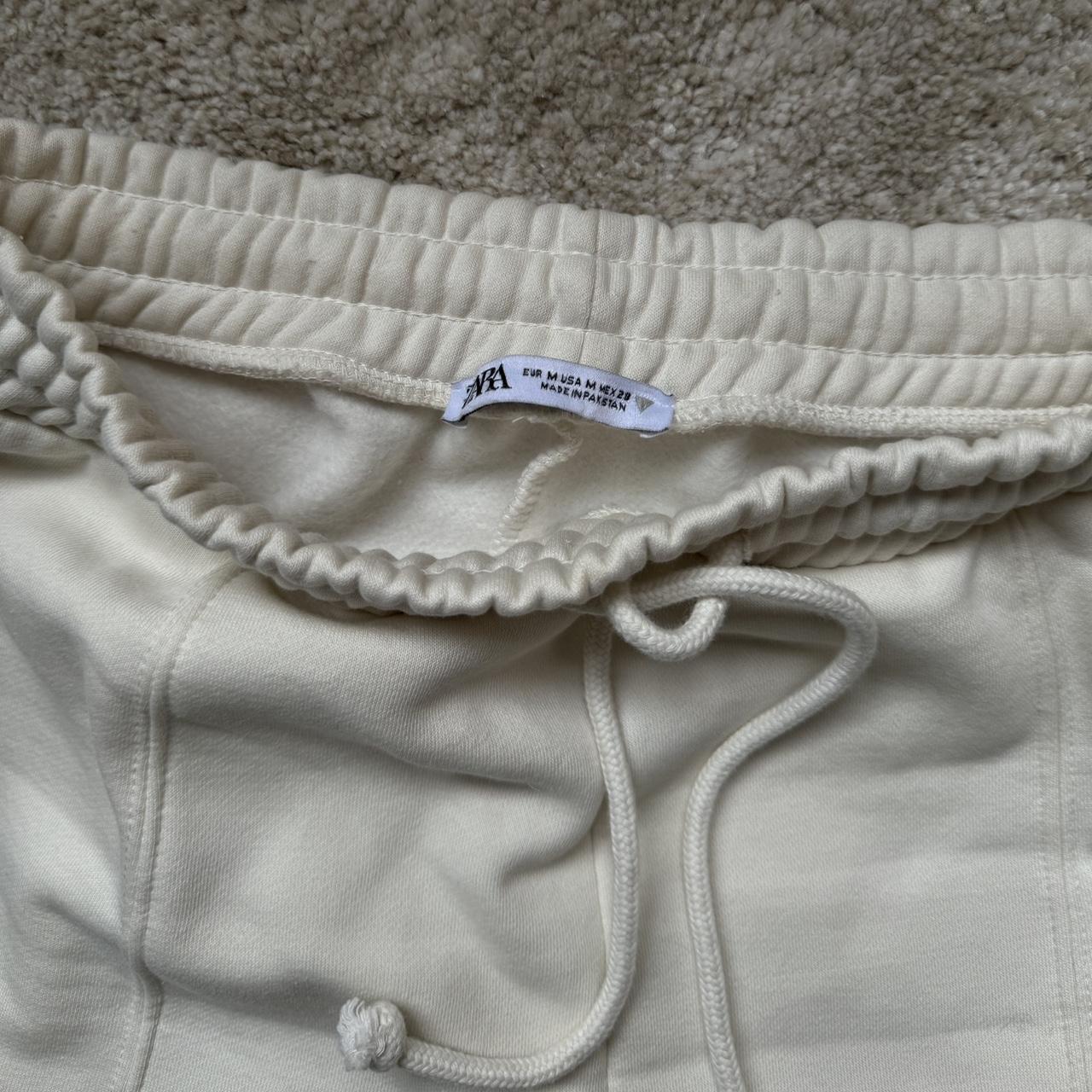 Zara cream tie trackers / never worn / so... - Depop