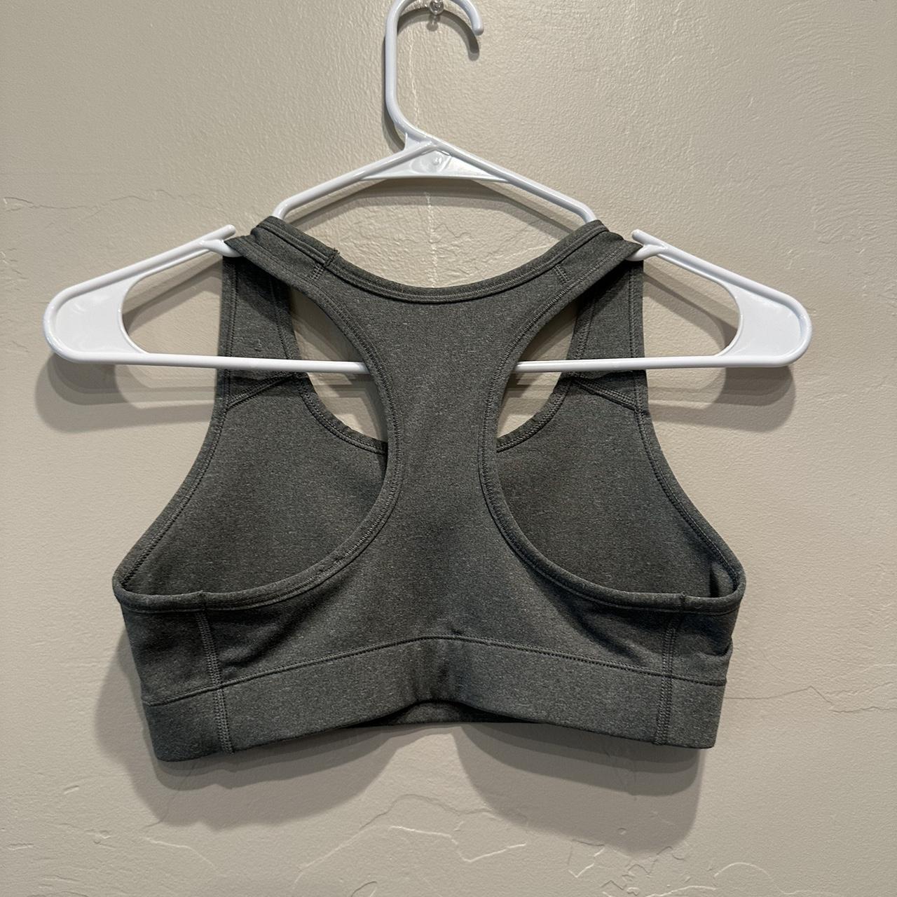 Nike Sports Bra in Grey -size small -racerback... - Depop