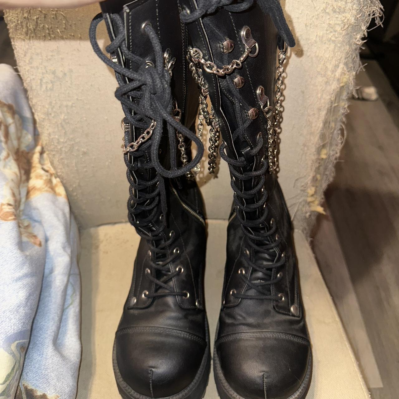 DEMONIA RANGER 303 PLATFORM BOOTS SIZE: MEN’S... - Depop