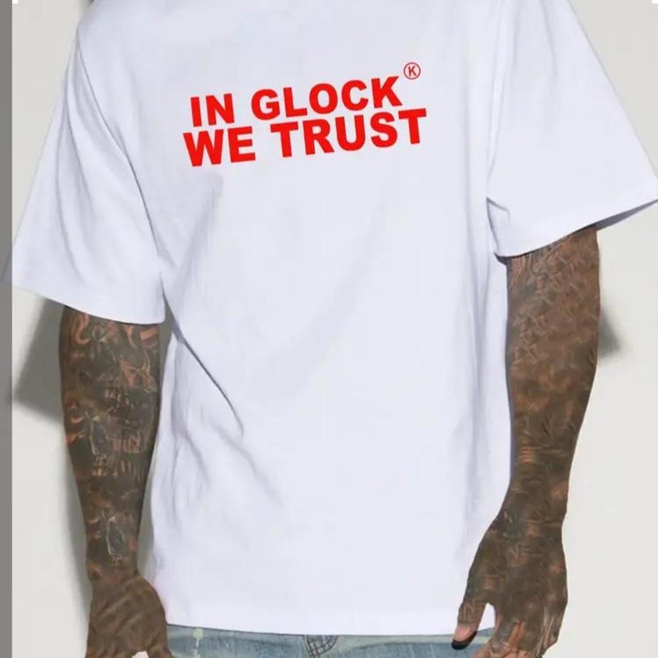 IN GLOCK WE TRUST T-SHIRT "Stylish protection gear... | Depop