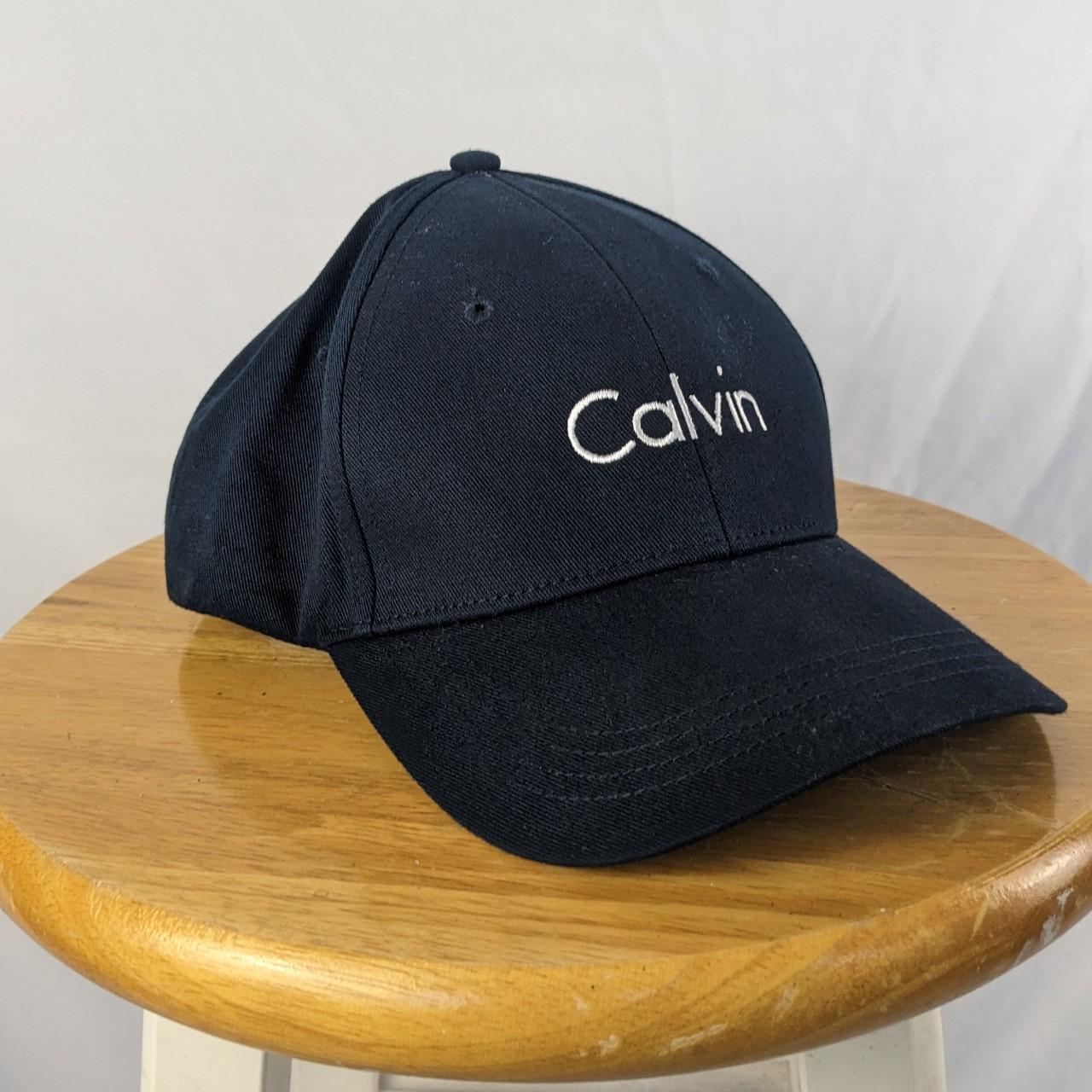 Calvin Klein navy blue hat 🐟 - vintage style... - Depop
