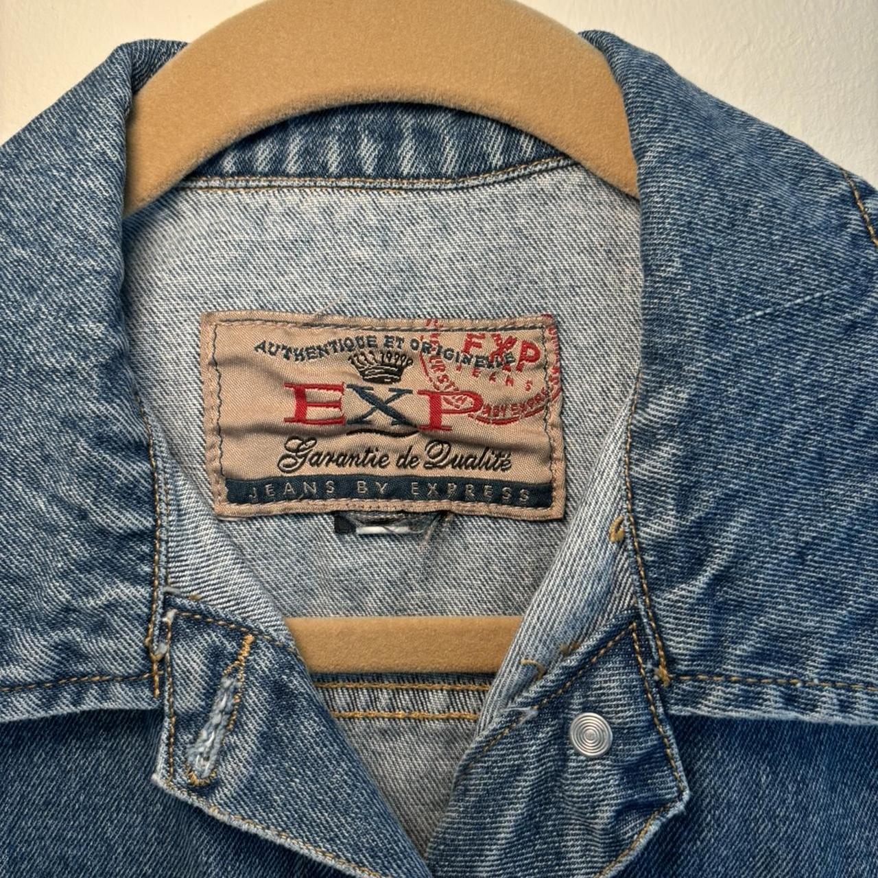 Vintage Jeans by Express vest Best fits size small... - Depop
