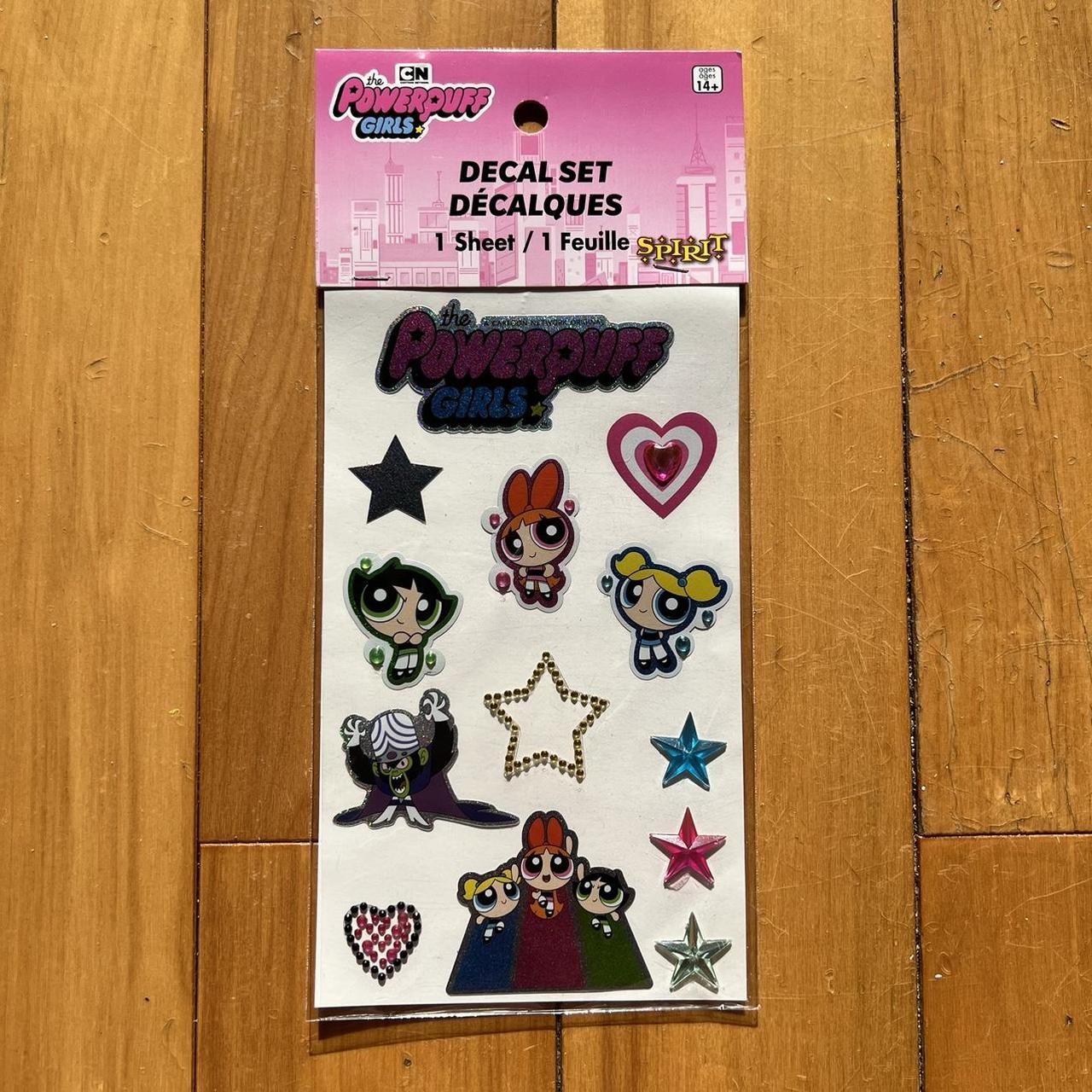 new and unopened Powerpuff Girls decal sticker set - Depop