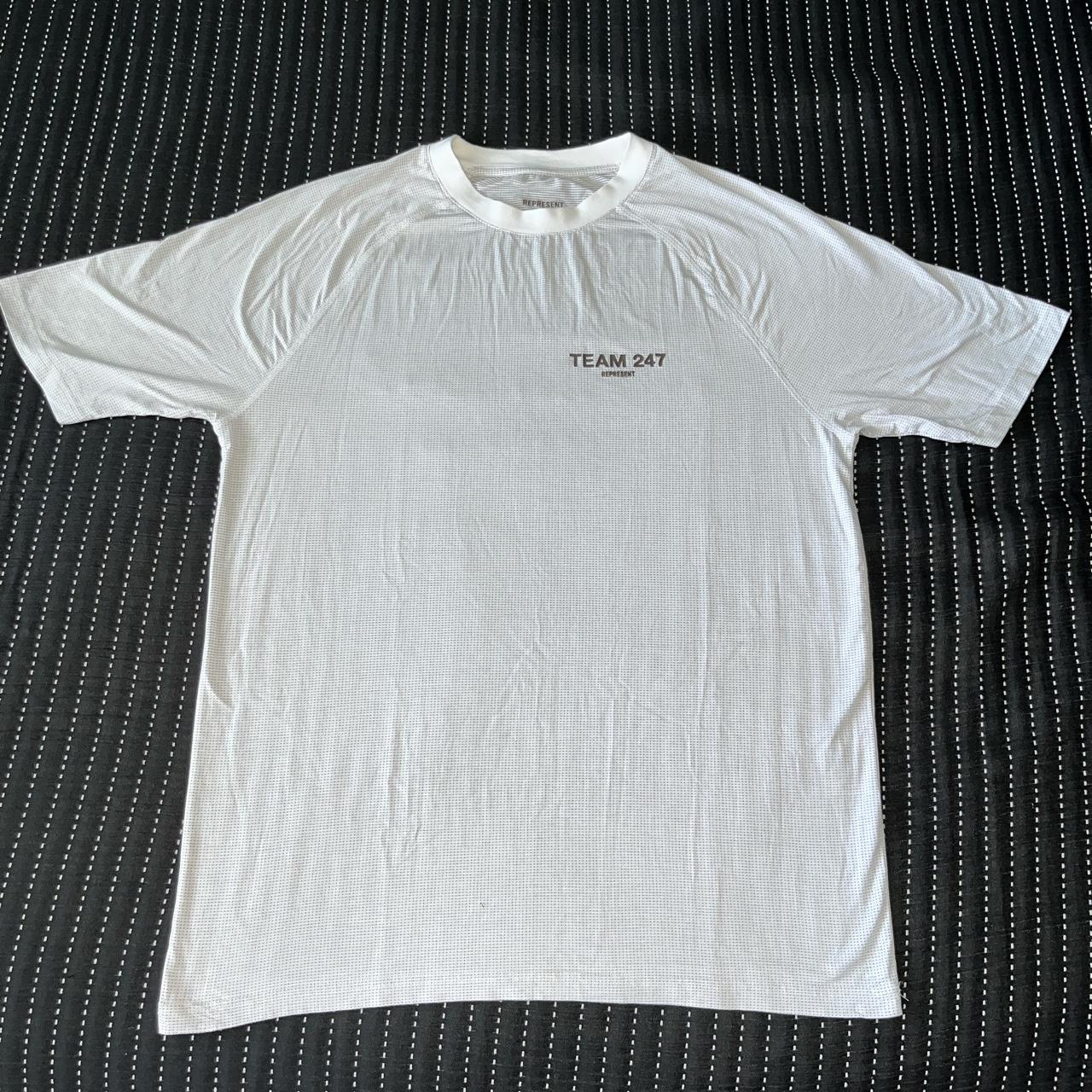 Represent clo Team 247 run t-shirt Flat white Not... - Depop
