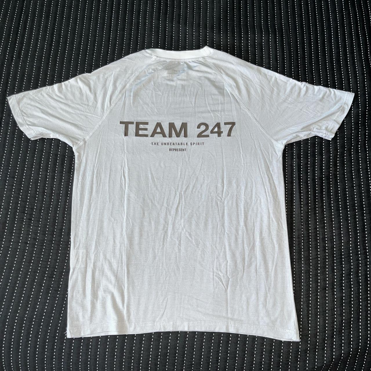 Represent clo Team 247 run t-shirt Flat white Not... - Depop