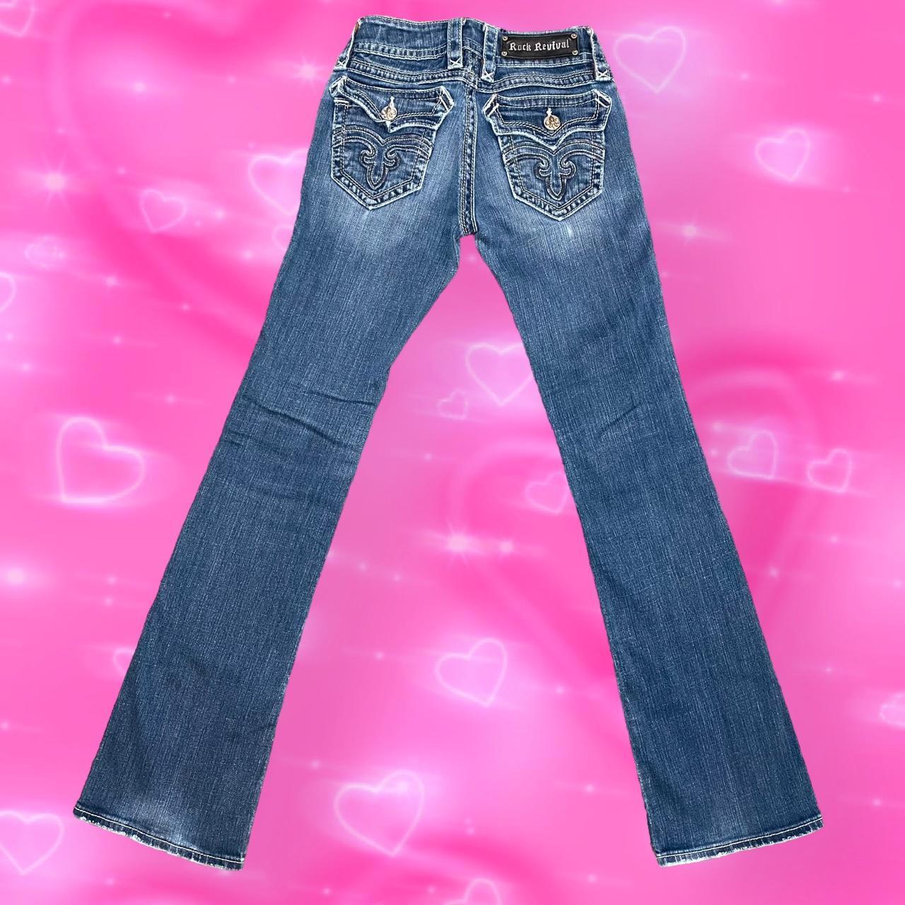 Y2K Rock Revival bootcut denim 🦋 -deborah boot... - Depop