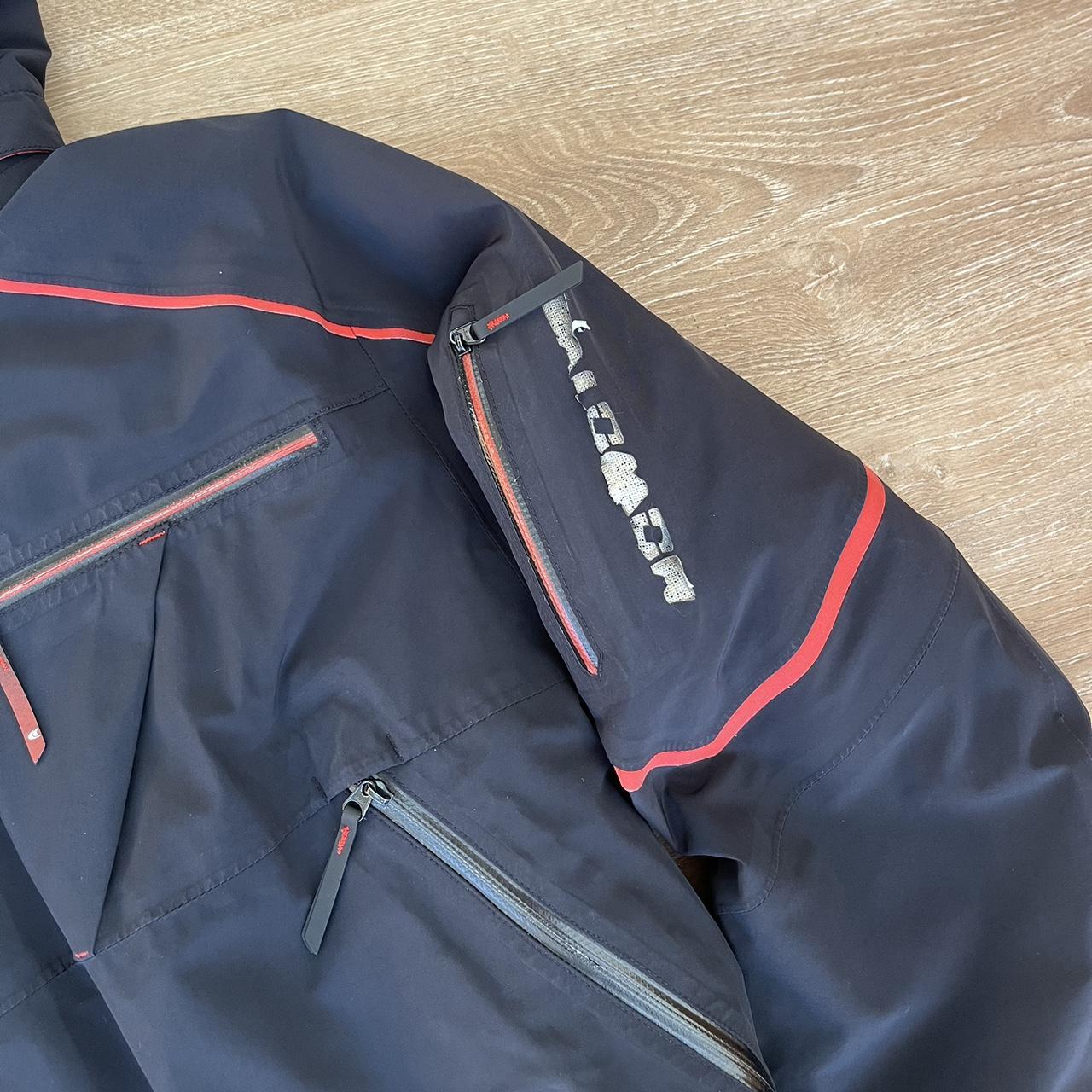 Salomon Technical Recco Jacket Black & Red Size... - Depop