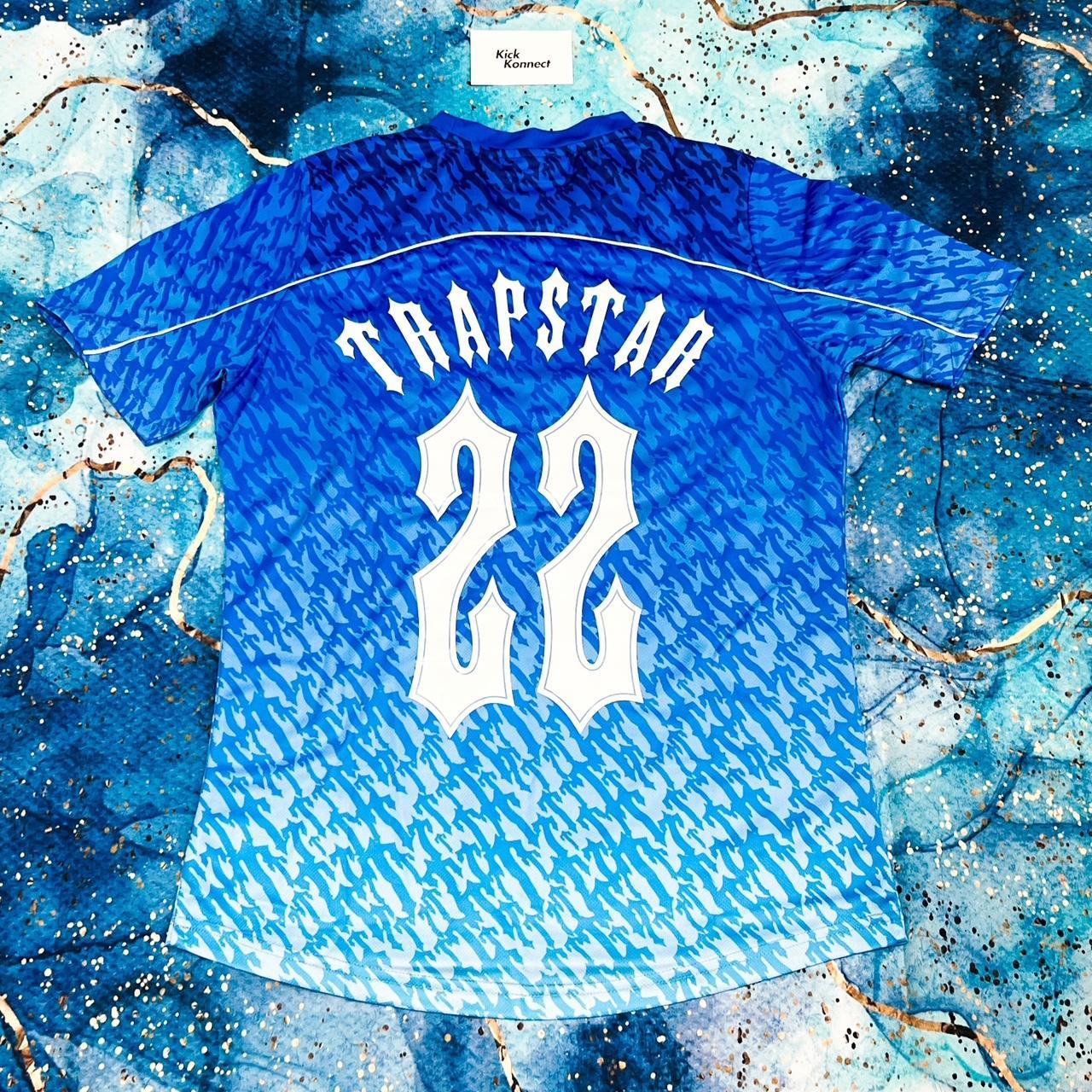 MENS TRAPSTAR IRONGATE JERSEY BLUE GRADIENT 🥶 MILAN... - Depop