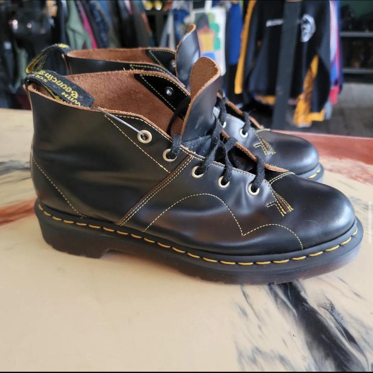 Dr Marten Church Boots size 8 Worn with small scuffs... - Depop