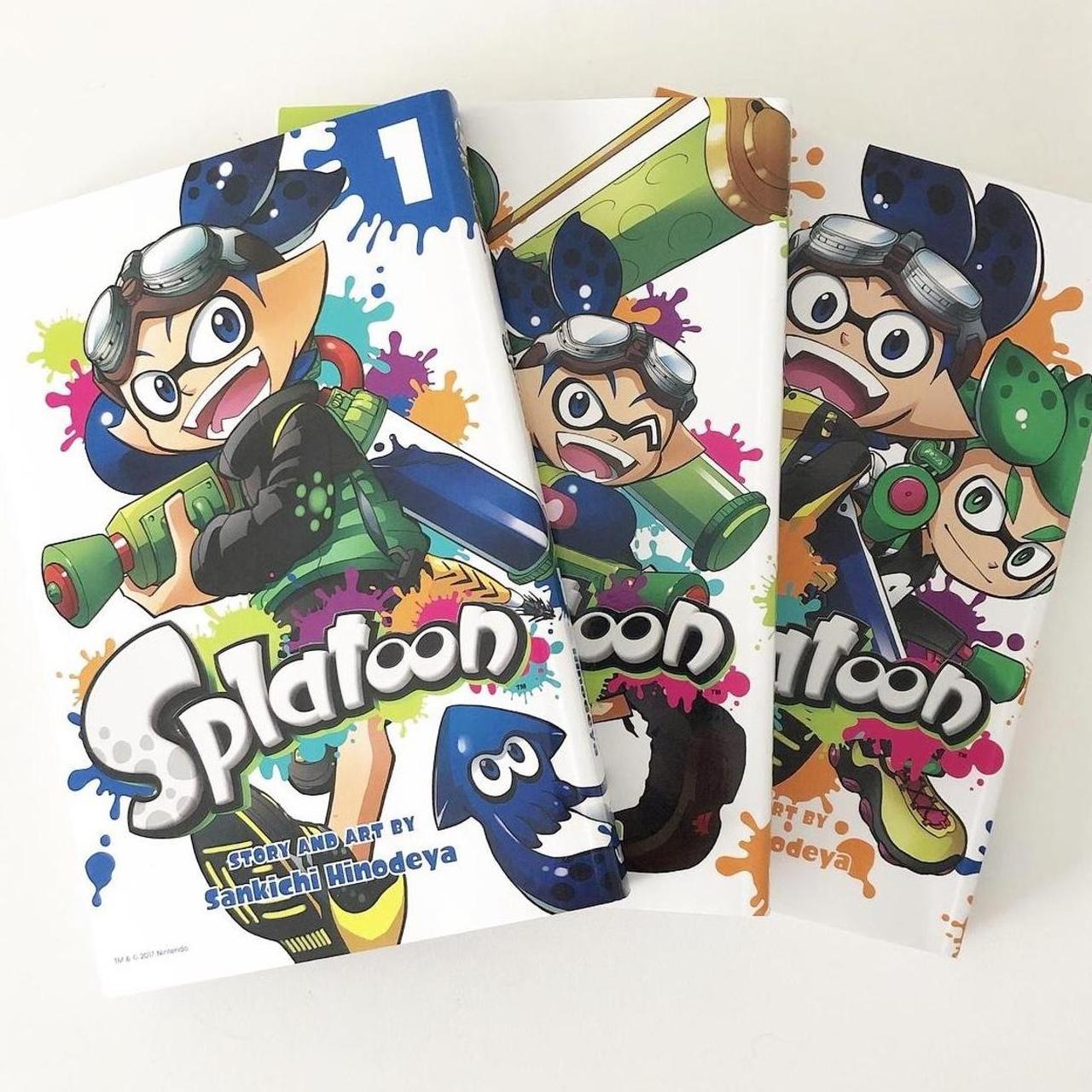 splatoon manga 1-3; shipping is for all 3 rn so just... - Depop
