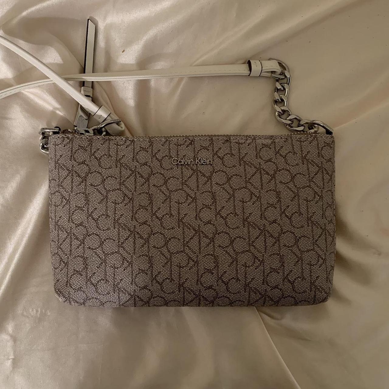 calvin klein cross body purse ! only used it once so... - Depop