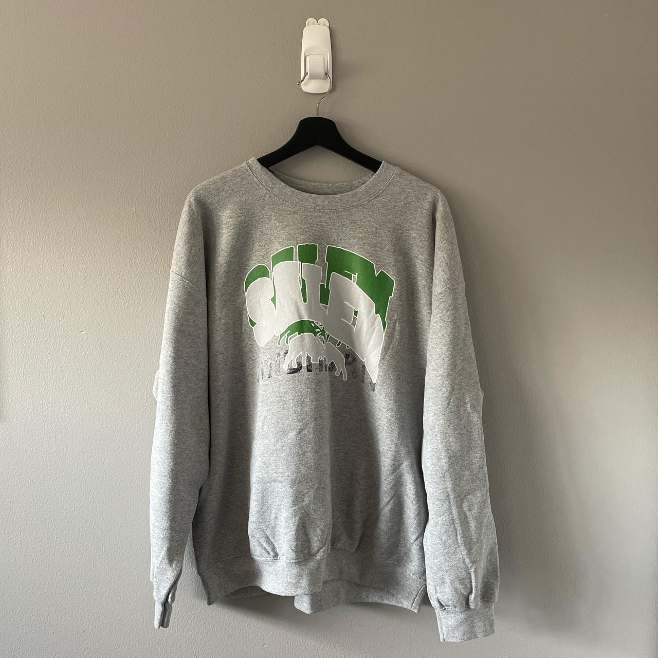 s4lem salem collegiate double logo custom gildan... - Depop