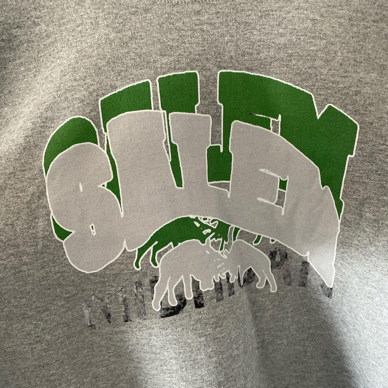 s4lem salem collegiate double logo custom gildan... - Depop