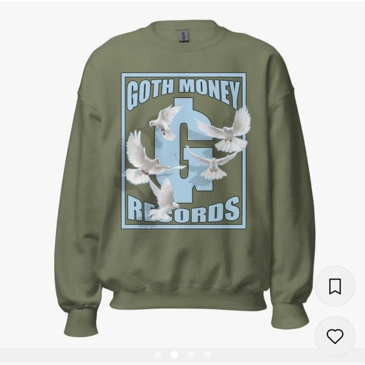 Goth Money Records gmr custom thug angel doves baby... - Depop