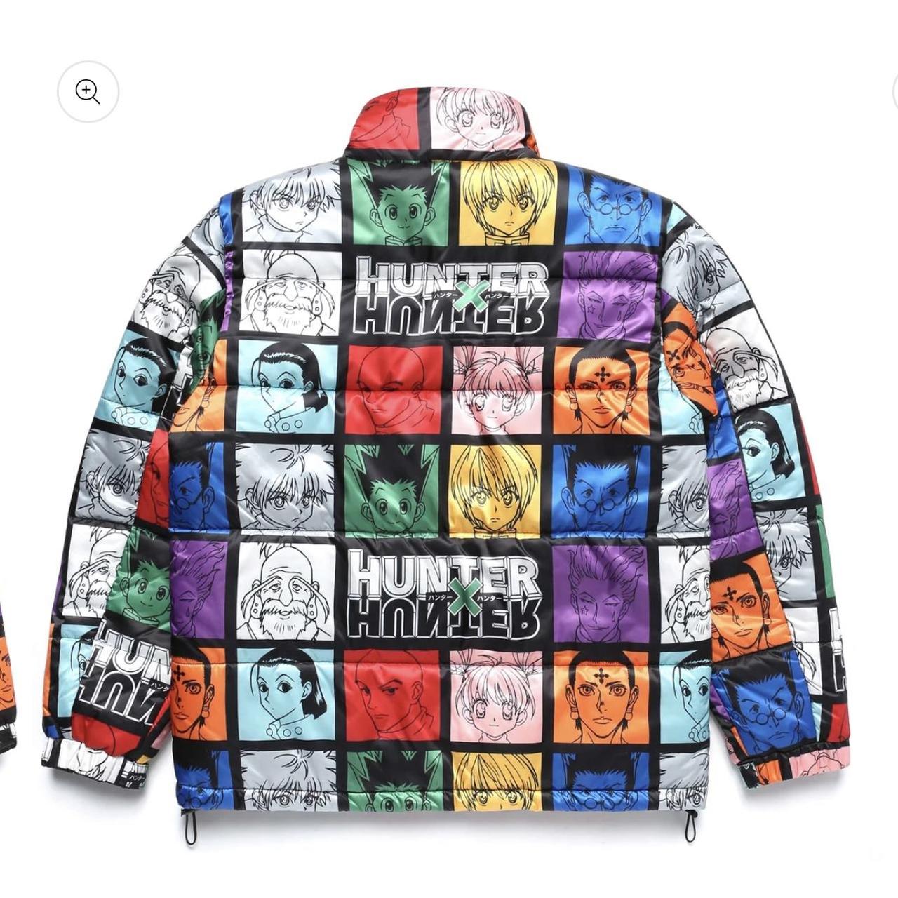HYPLAND hunter x hunter puffer jacket size small... - Depop