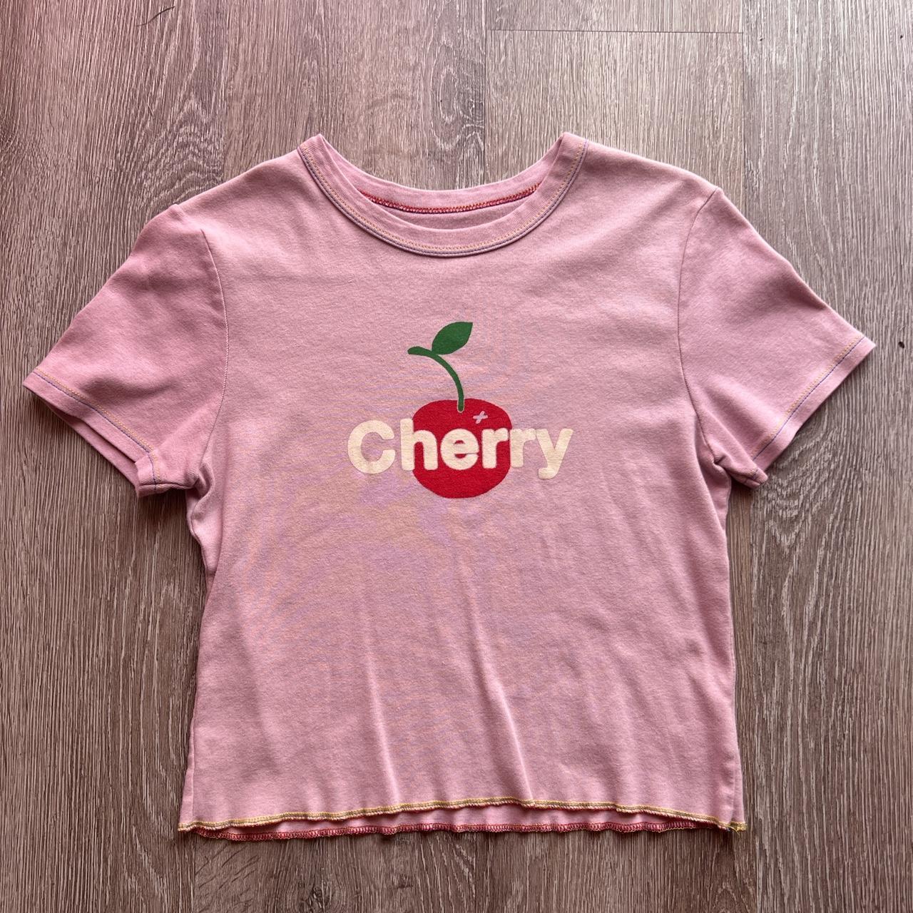 Cherry la crop top -brand Cherry LA / size M... - Depop