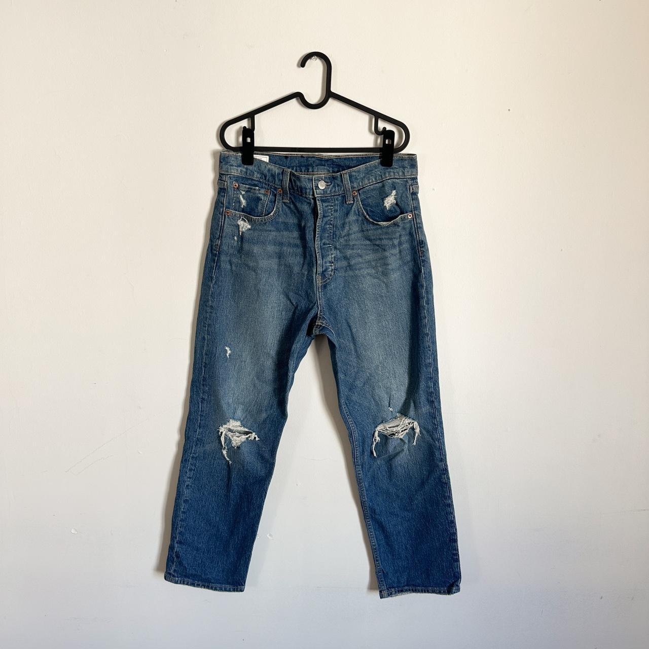 Gap cheeky straight high rise jeans — size 31/12R - Depop