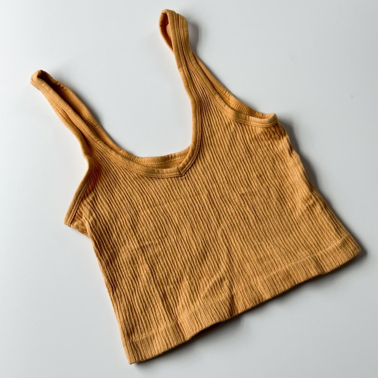 Urban Outfitters mustard tank top — size M - Depop