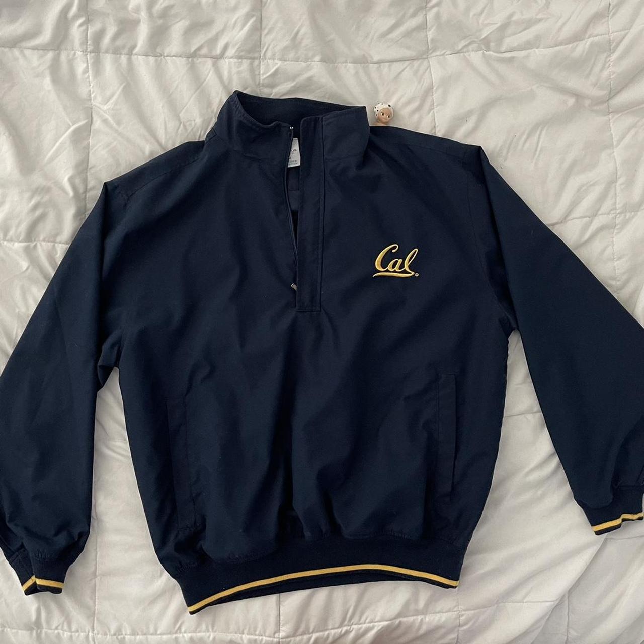 Cal Berkeley quarter zip windbreaker 💫 Size: M - Depop