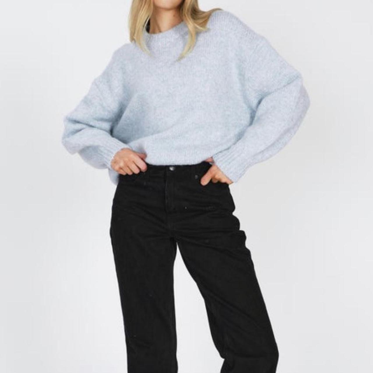 Glassons blue knit sweater 🤍 Brand new Size medium... - Depop