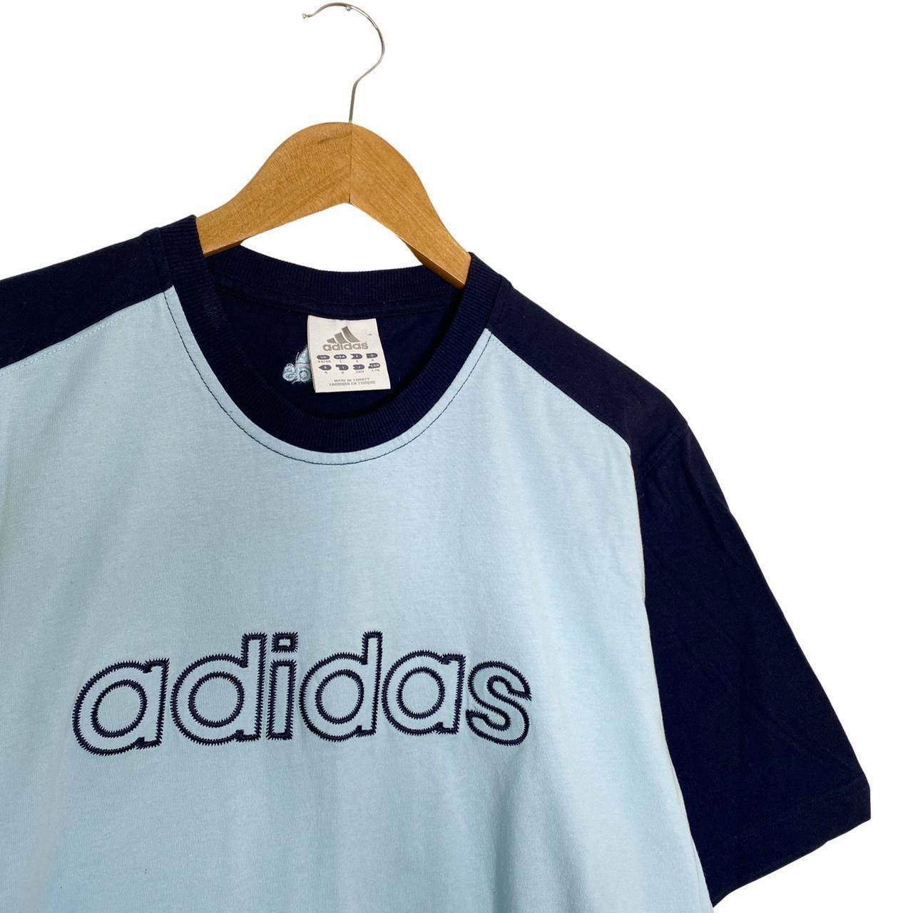 Vintage Adidas t shirt - size large modelled on a... - Depop