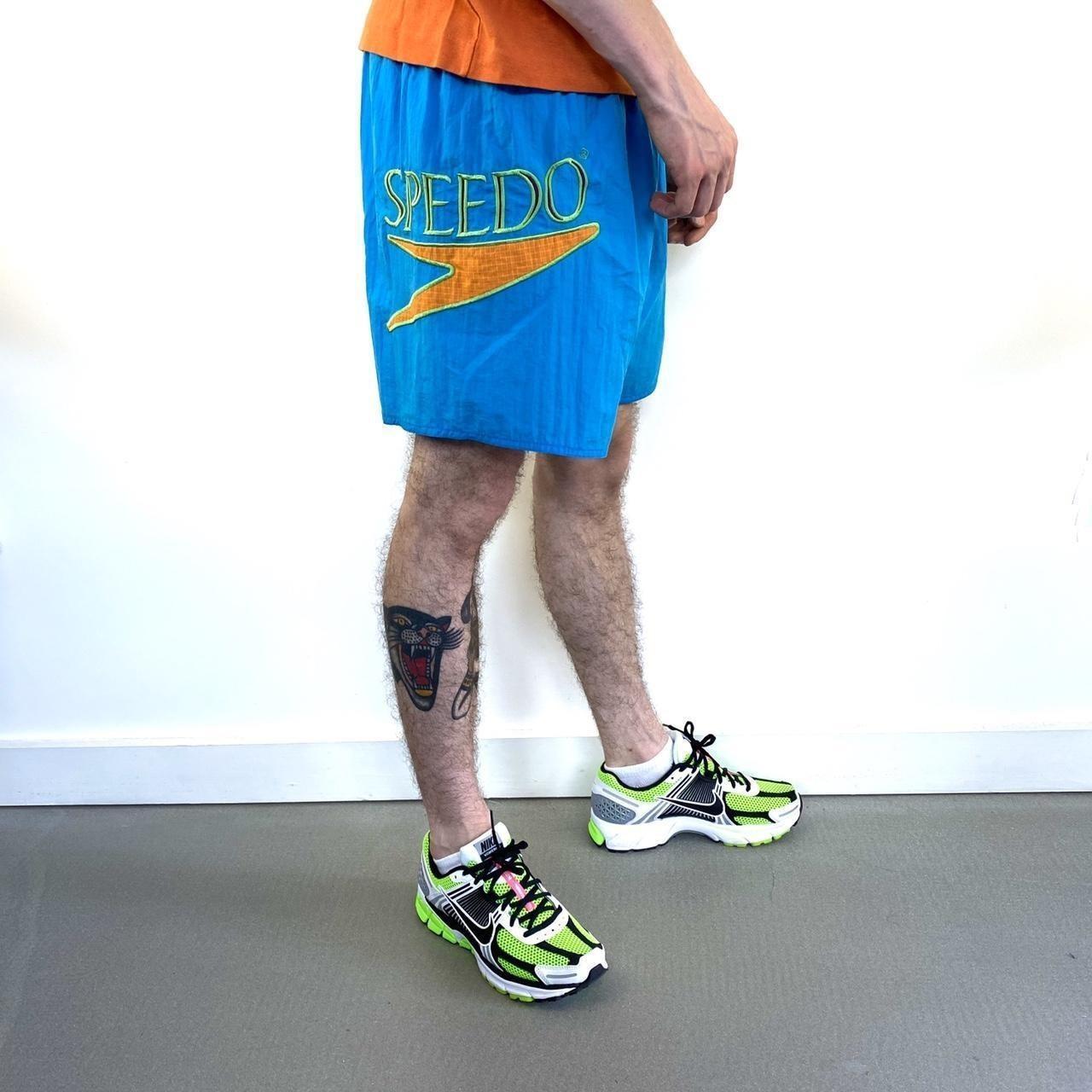 Vintage speedo shorts - size medium - 90s swimming... - Depop