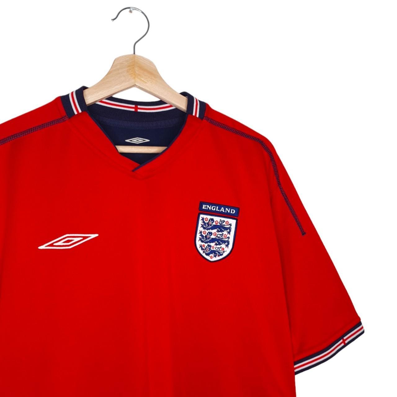 Vintage 2002 / 04 England reversible away shirt size... - Depop