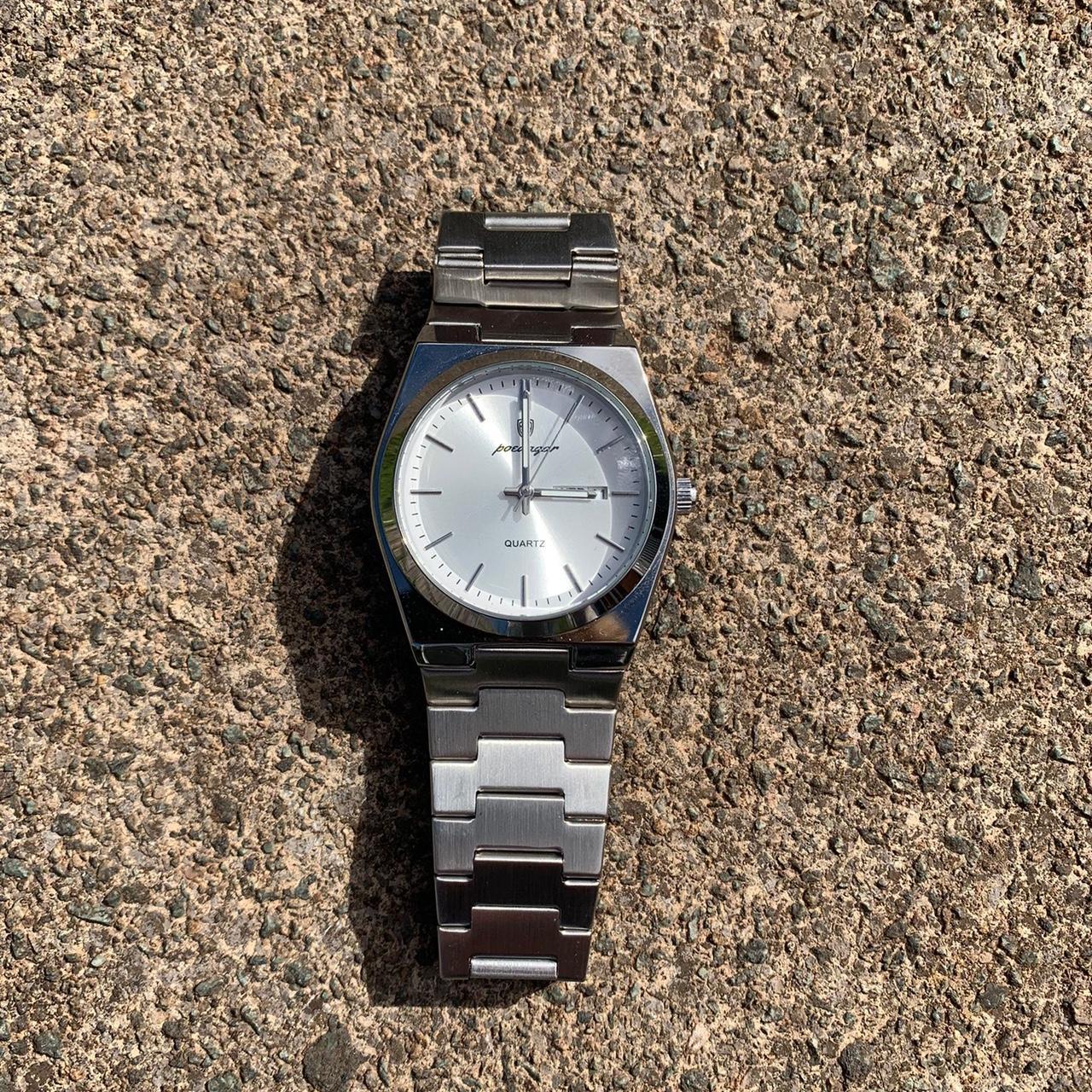 Old Money Classic Stainless Steel Watch - 10/10... - Depop