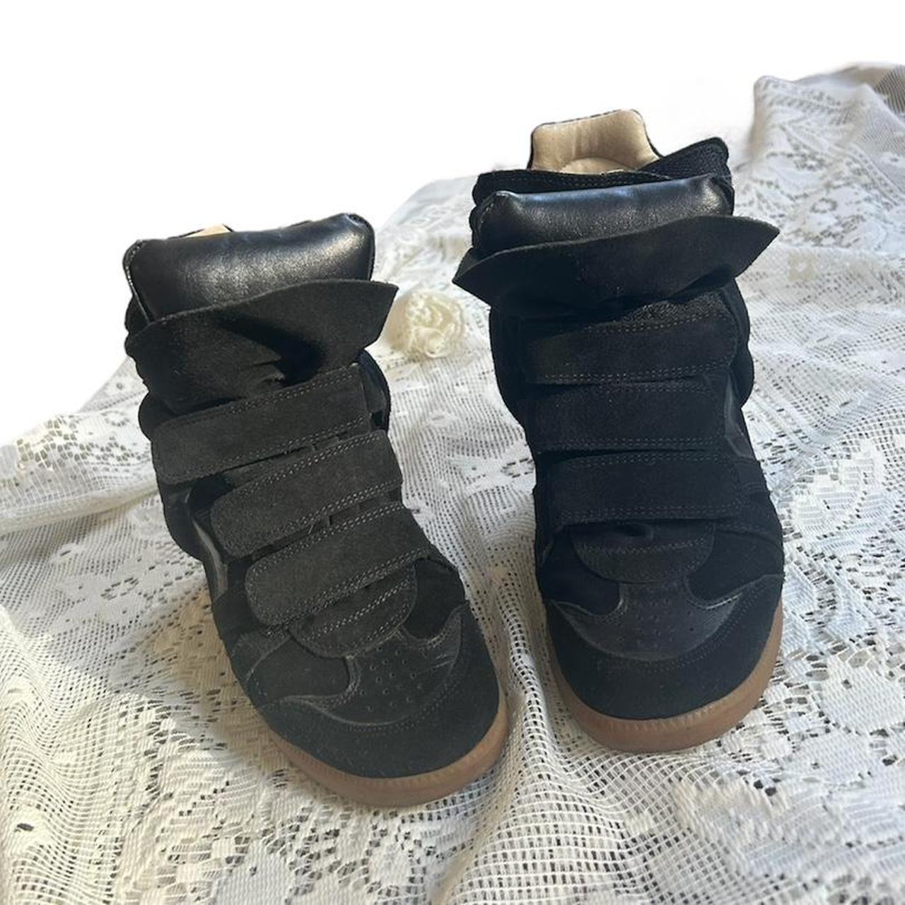 the iconic y2k Isabel Marant wedge sneaker heels... - Depop