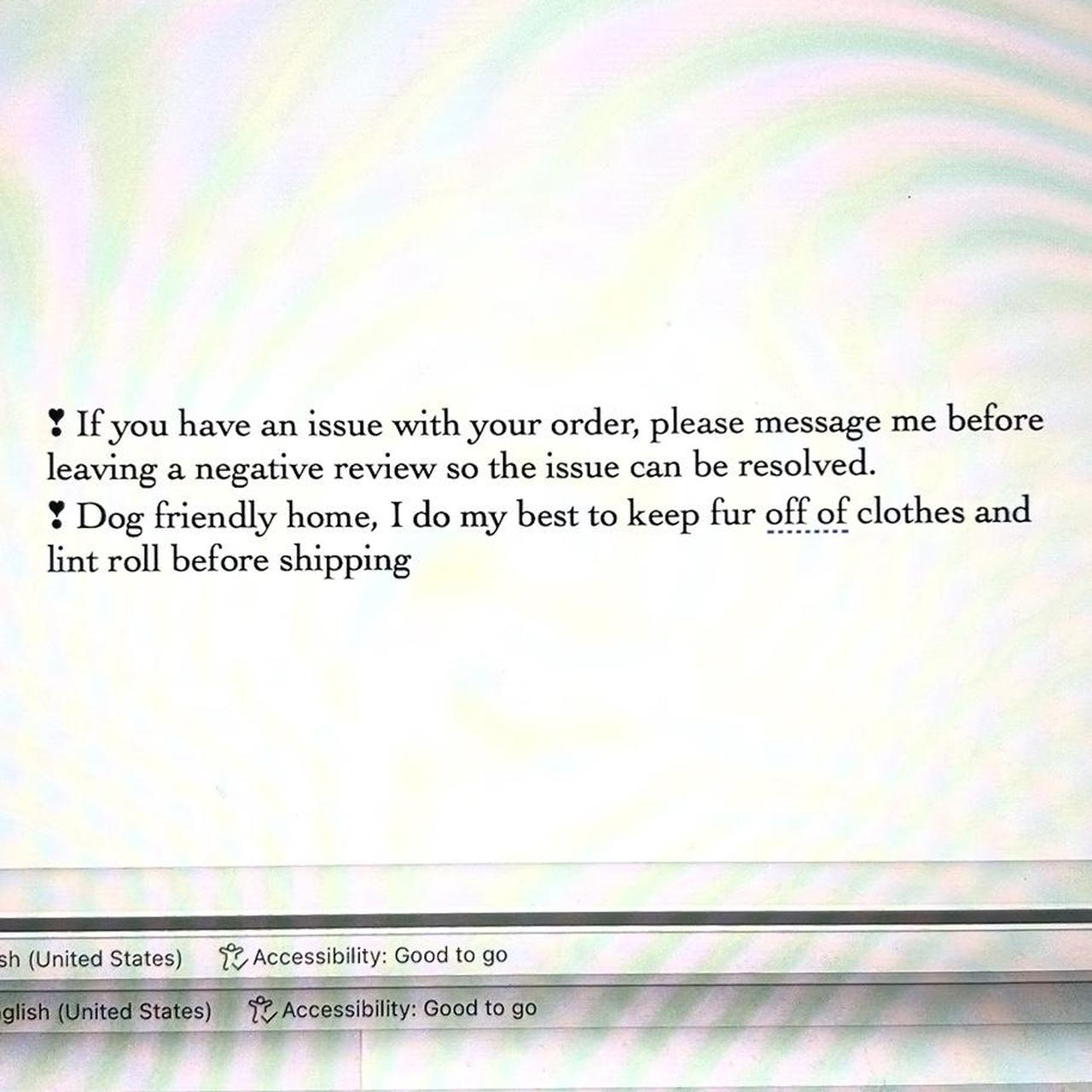 read before ordering 🪽 Message me if you have any... - Depop