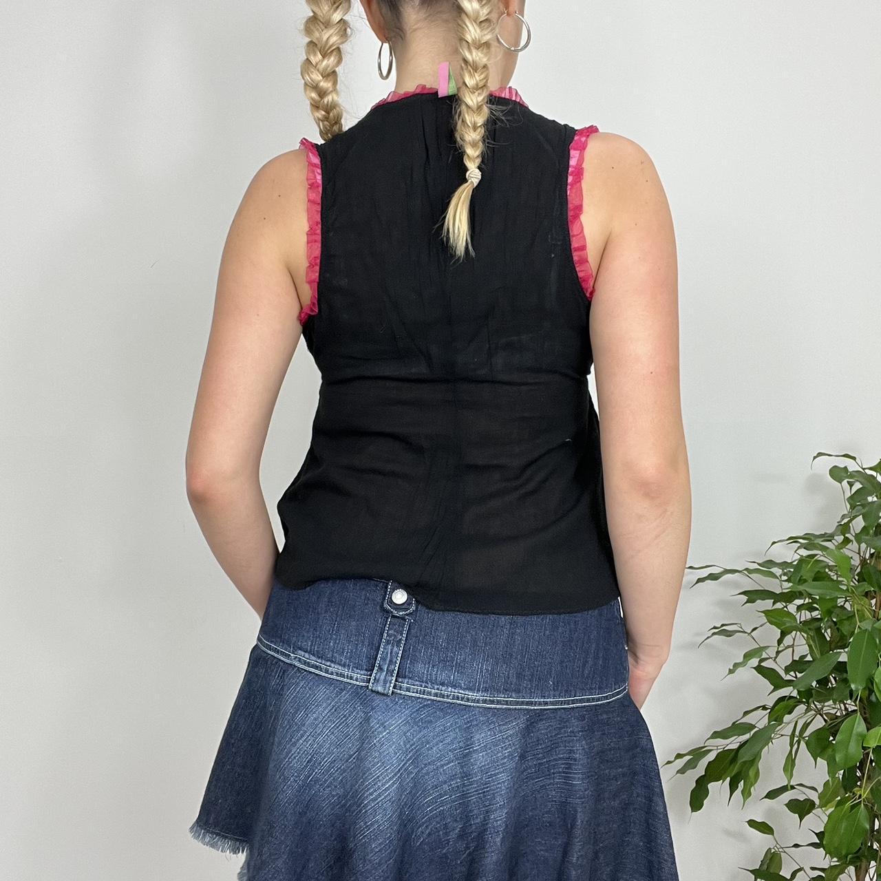 Diesel Mesh Style Cami Bow Top, SIZE: A women’s... - Depop