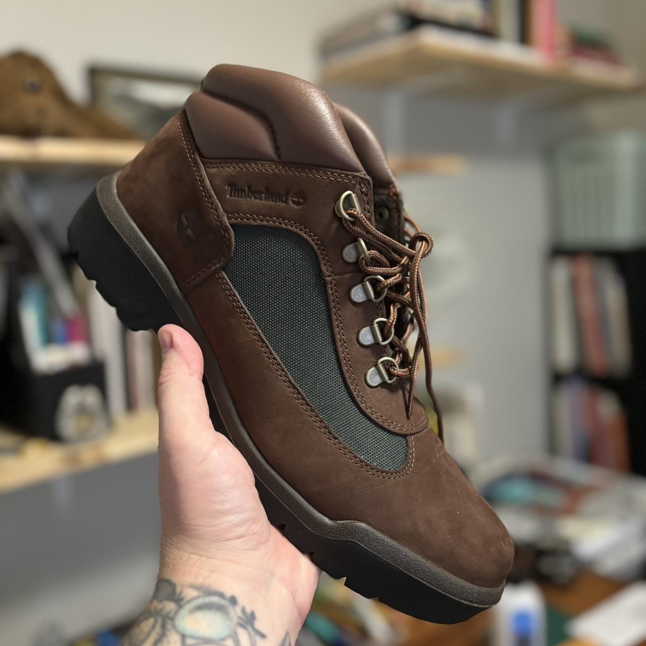 Timberland field boot. Beef and broccoli color-way.... - Depop
